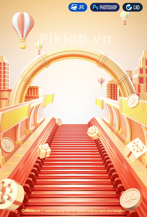 3D-rendered digital artwork depicting a captivating shopping experience ...