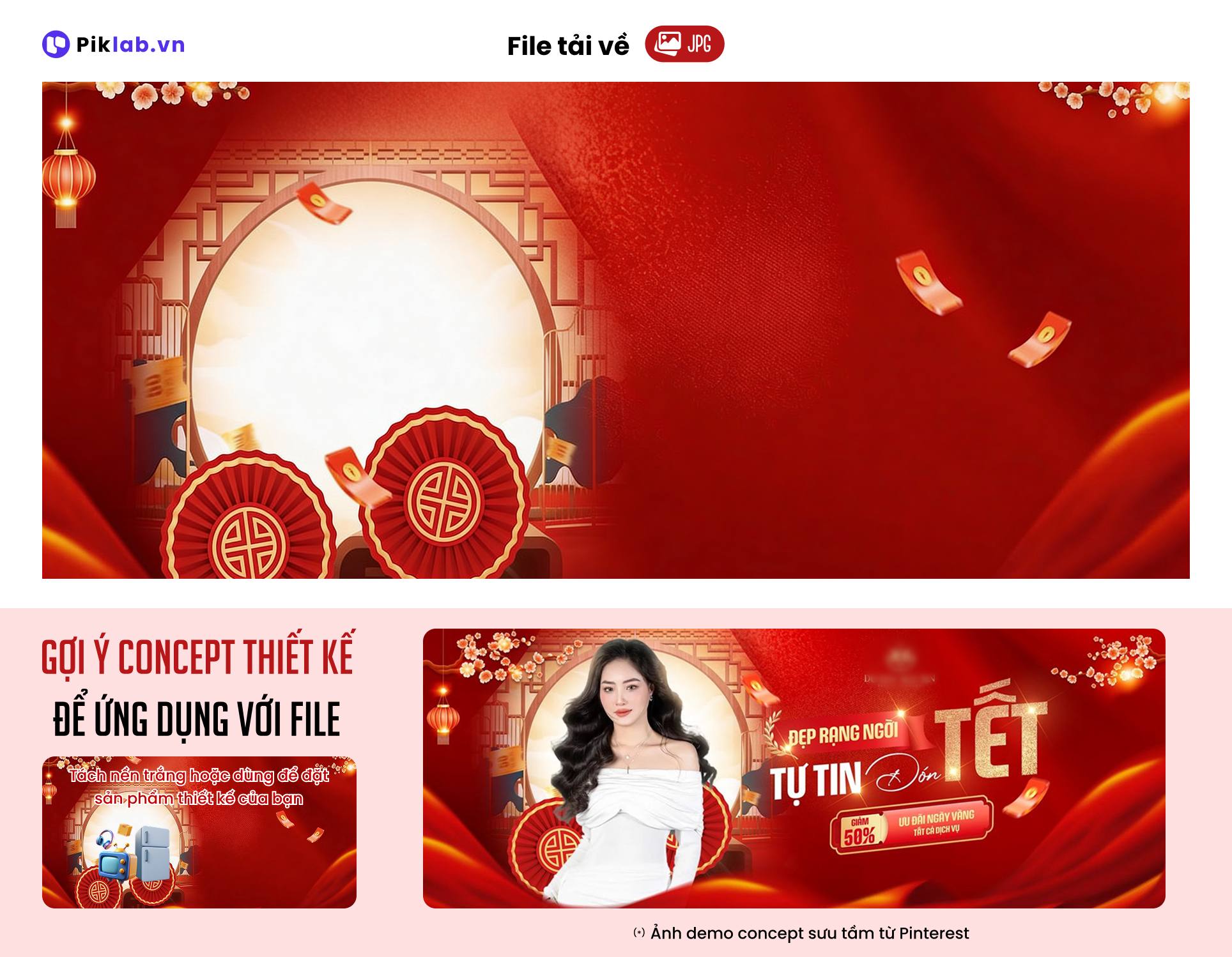 Festive red background with red envelopes, paper fans and plum blossoms ...