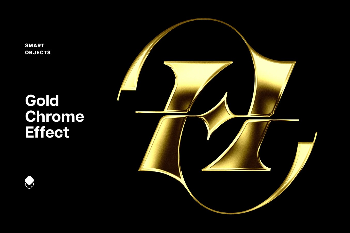 Golden Chromatic Text & Logo Effect, hiệu ứng chữ vàng