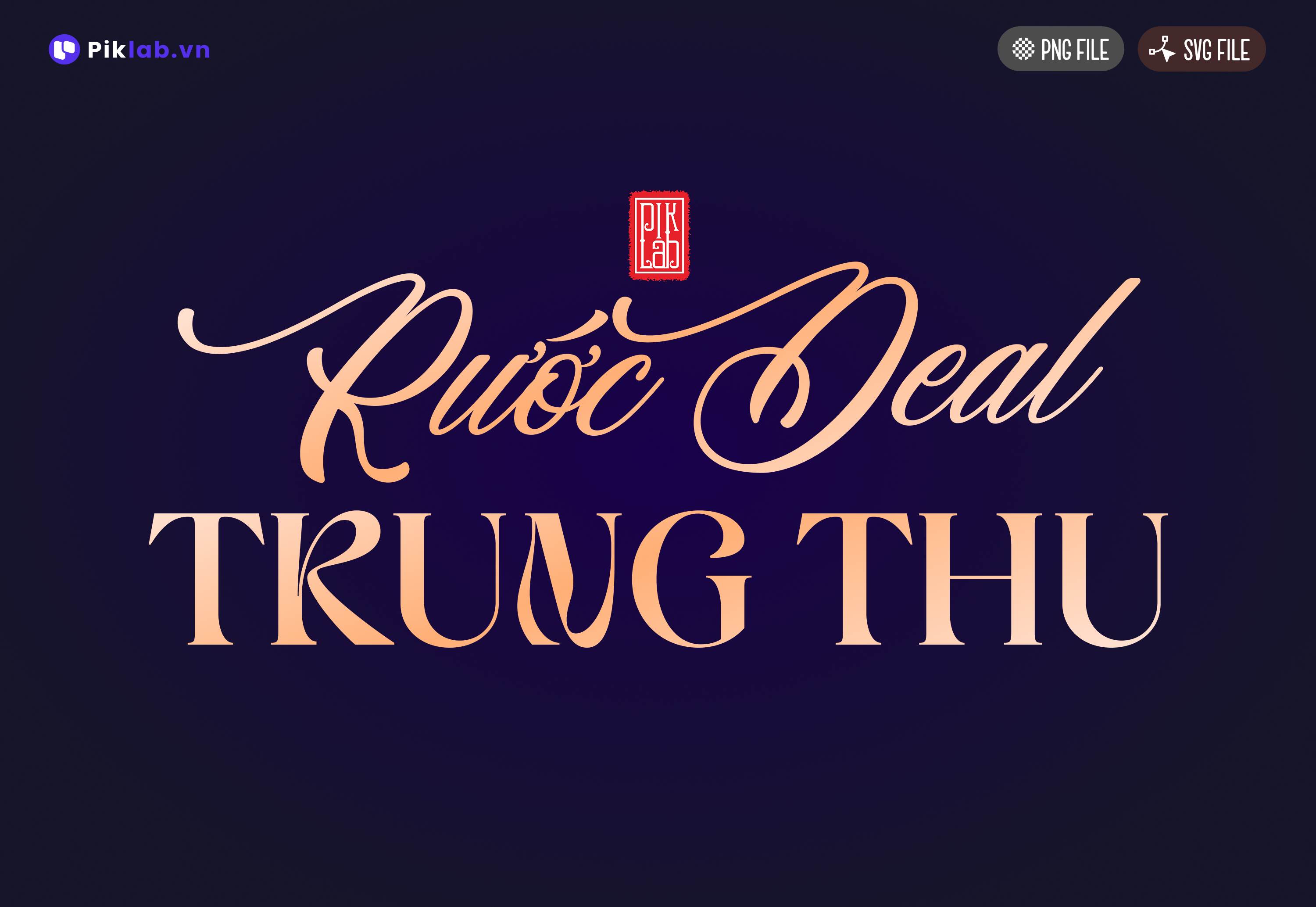 Mid-Autumn Festival Typography Design - Thiết kế typo nghệ thuật “Rước ...