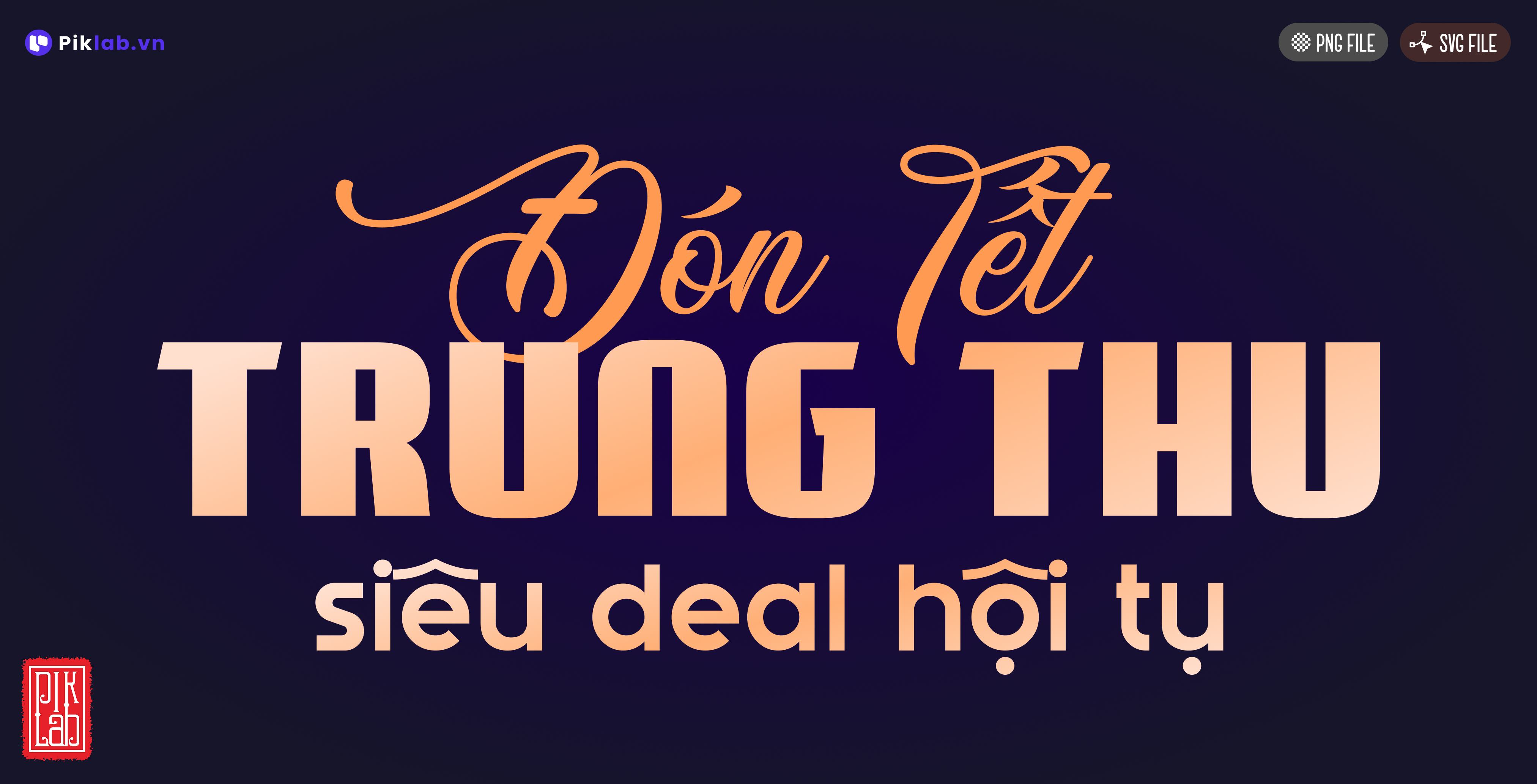 Mid-Autumn Festival Creative Typography Design - Thiết kế typo “Đón Tết ...