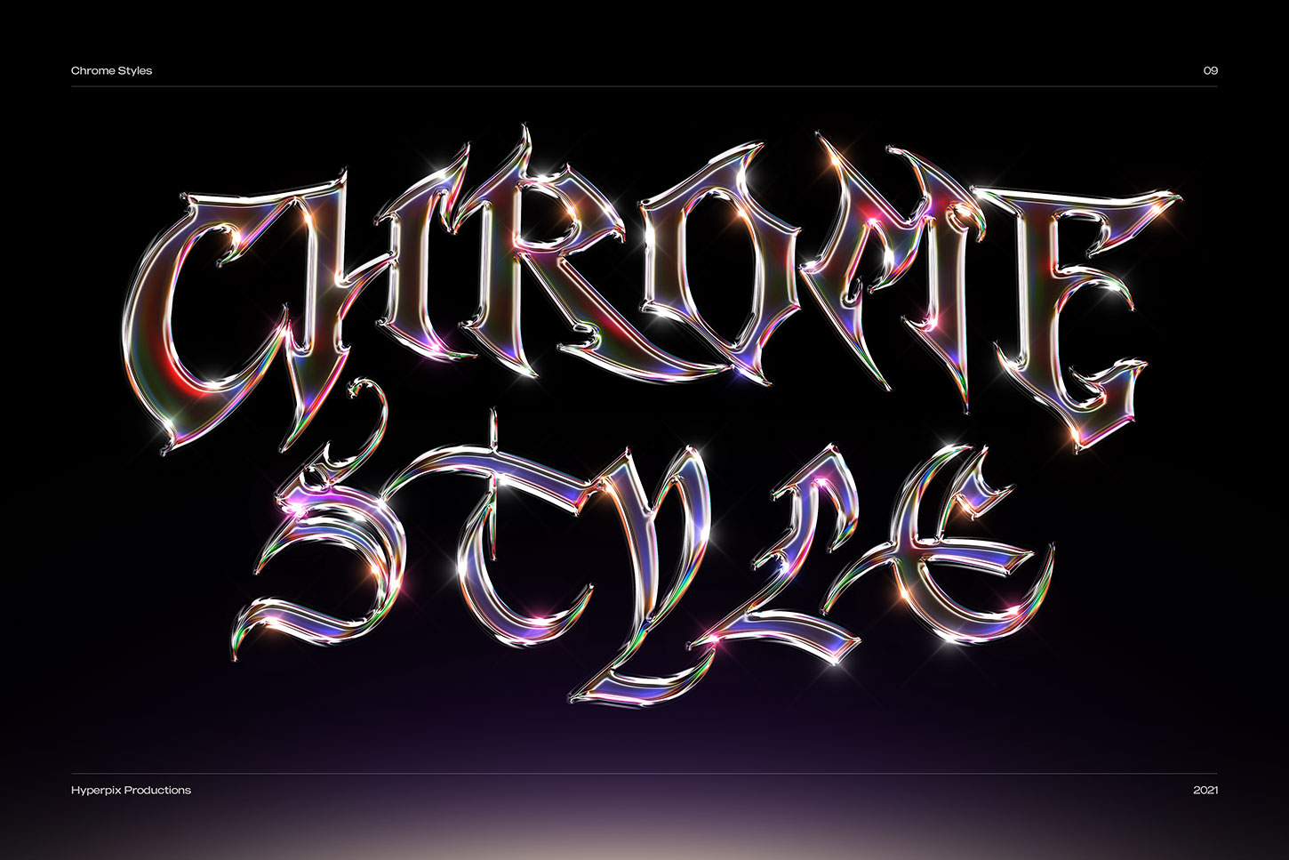 Chrome Styles text effect - piklab39