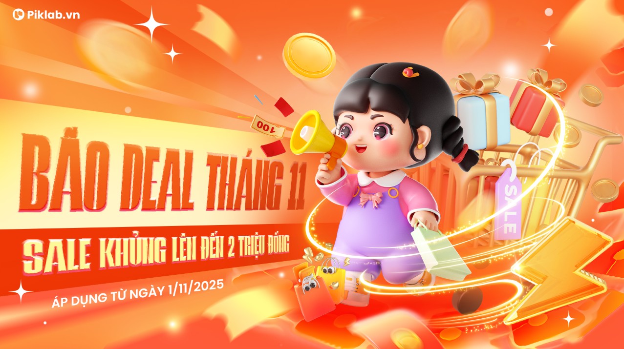 November Sale Banner, "Bão Deal Tháng 11 Sale Khủng Lên Đến 2 Triệu ...