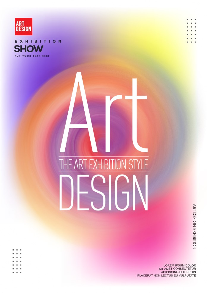 The Art Exhibition Style Abstract Art Design Show, poster triển lãm ...