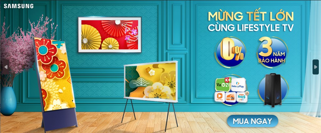 Tet Event Television Sale Promotion Campaign E-commerce Keyvisual Mừng ...