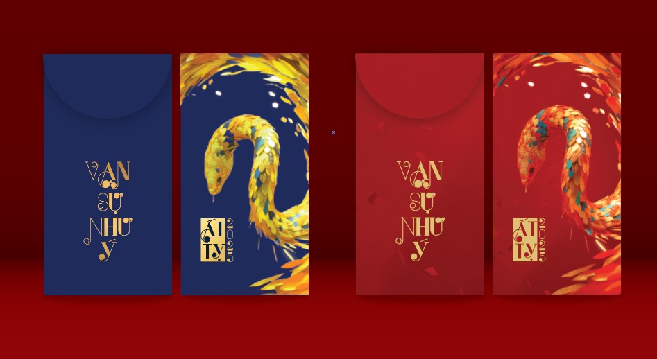 Chúc mừng năm mới snake mascot happy new year tet holiday lucky money ...