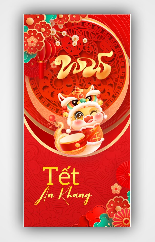Chúc mừng năm mới tết an khang 2025 snake mascot happy new year tet ...