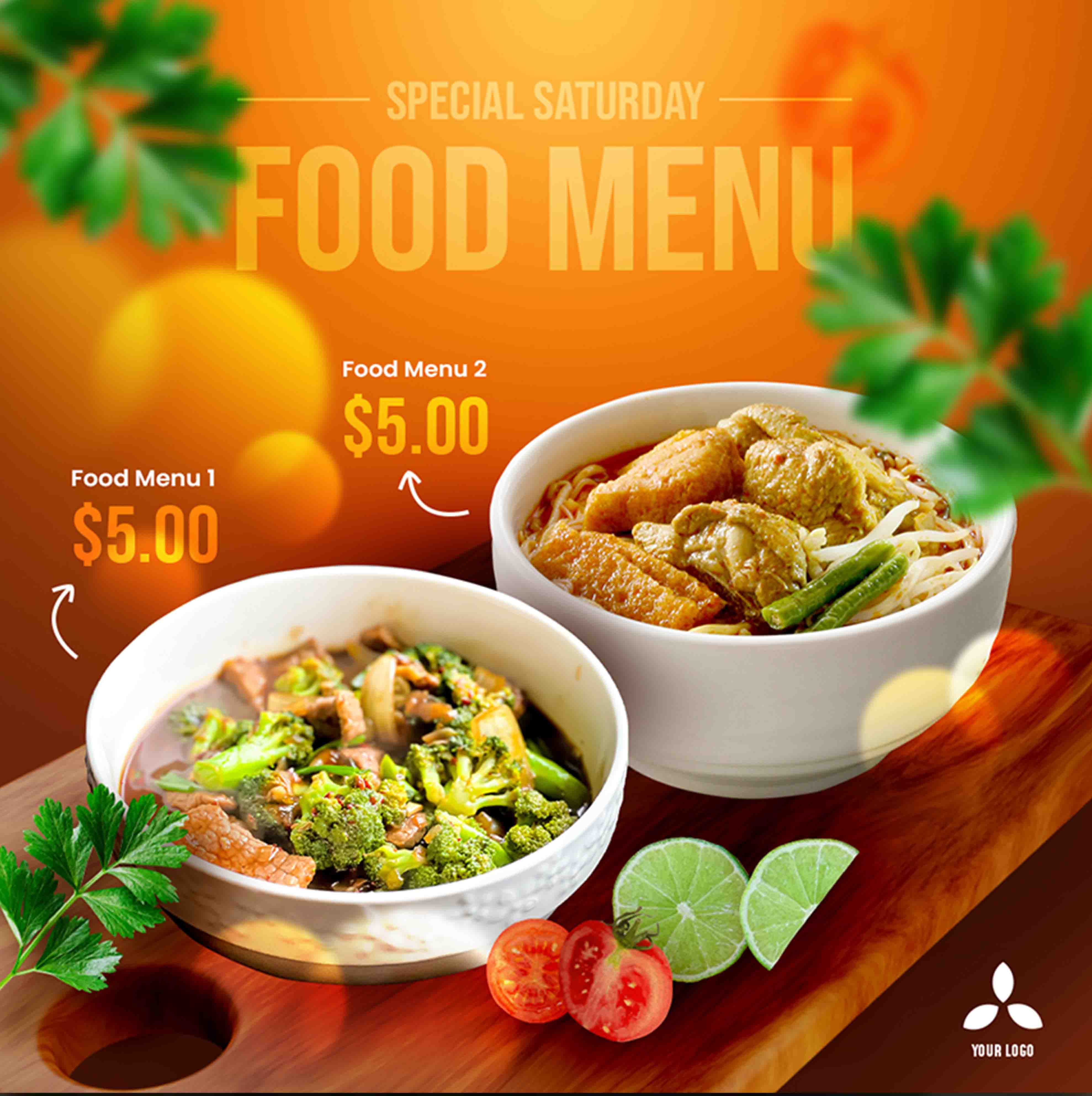 Noodles fresh healthy food shopping e-commerce banner poster template ...