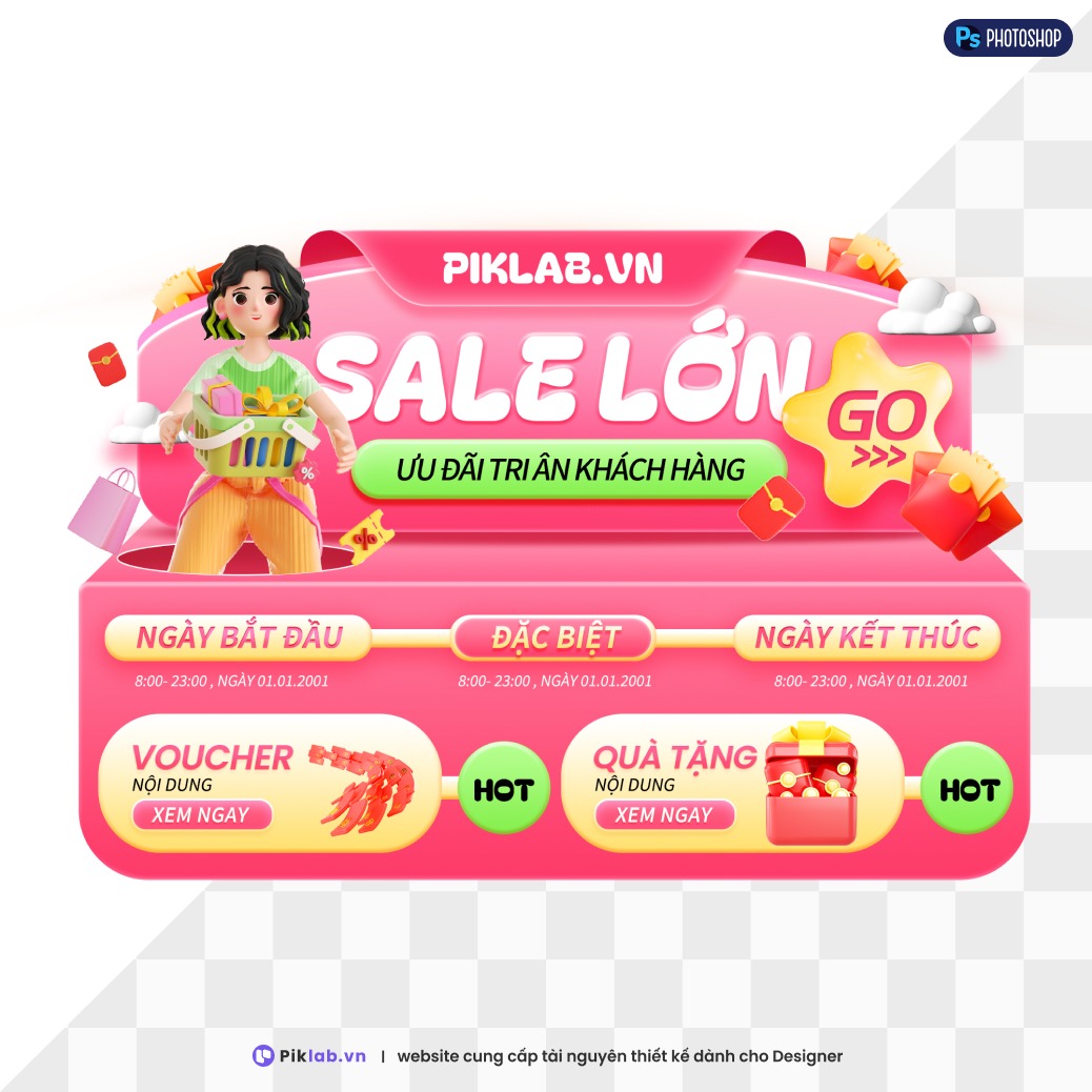 Design Resource Popup Website E-commerce Platform Advertising, Bright ...