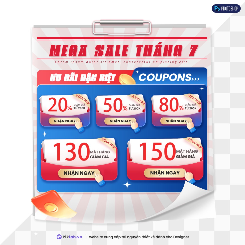 Design Popup Website E-commerce, Stripe Red and Blue Theme with ...