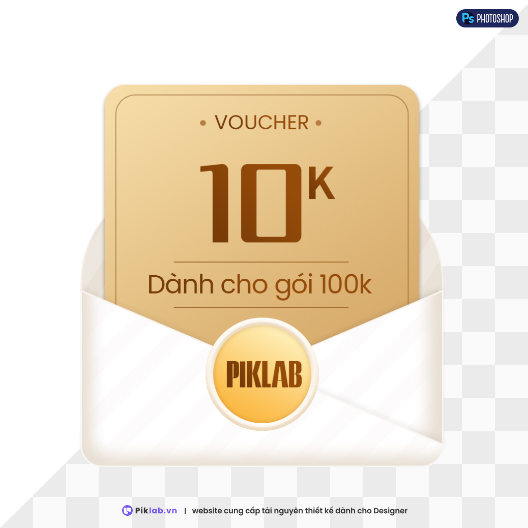 Golden Sale Tag, Elegant Gold and White Voucher in Envelope for 10K ...