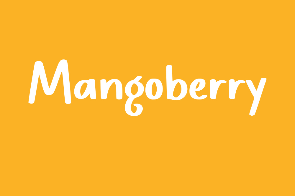 Font Việt hóa SVN Mangoberry