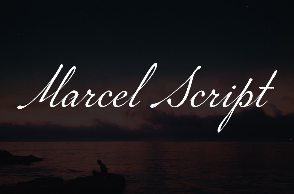 Font Việt hóa SVN Marcel Script Pro