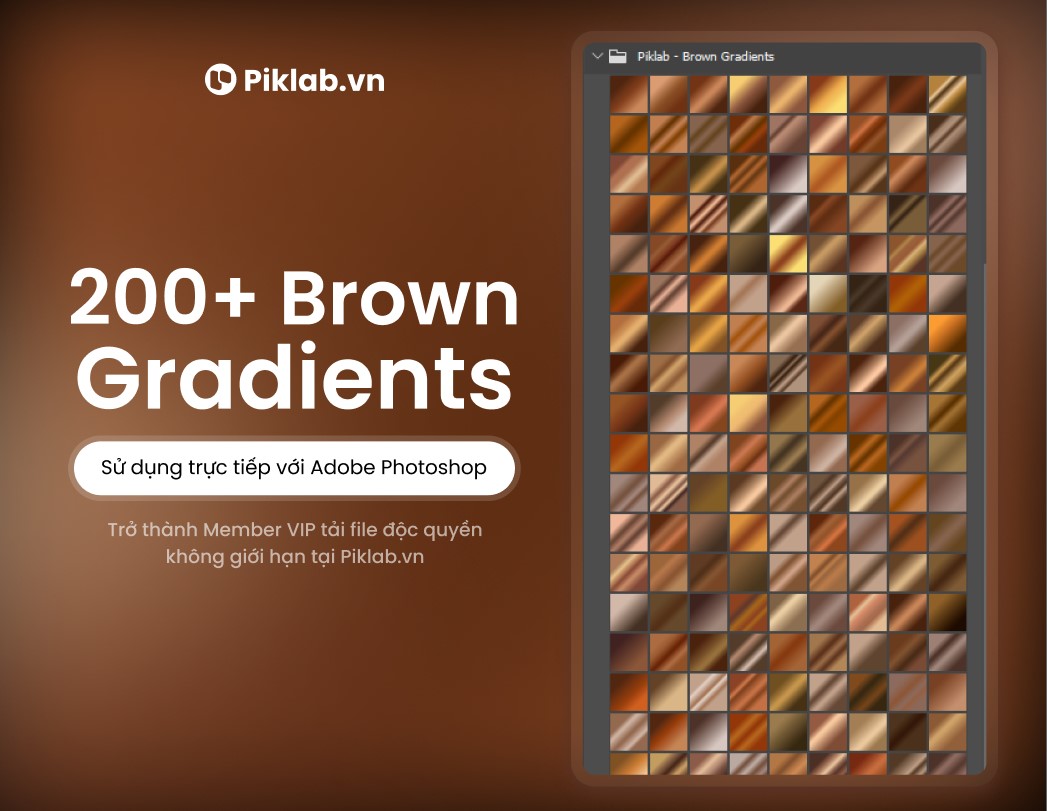 200+ Brown Photoshop Gradients