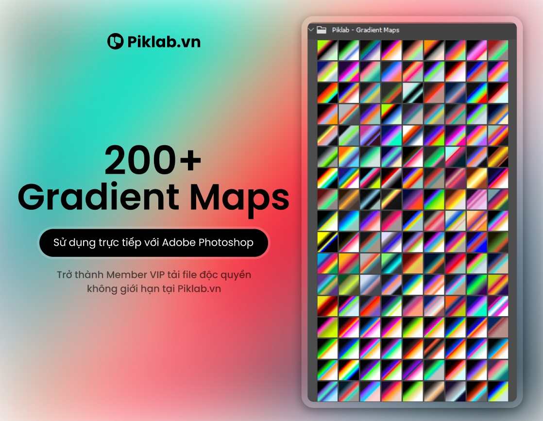 200+ Photoshop Gradients Maps