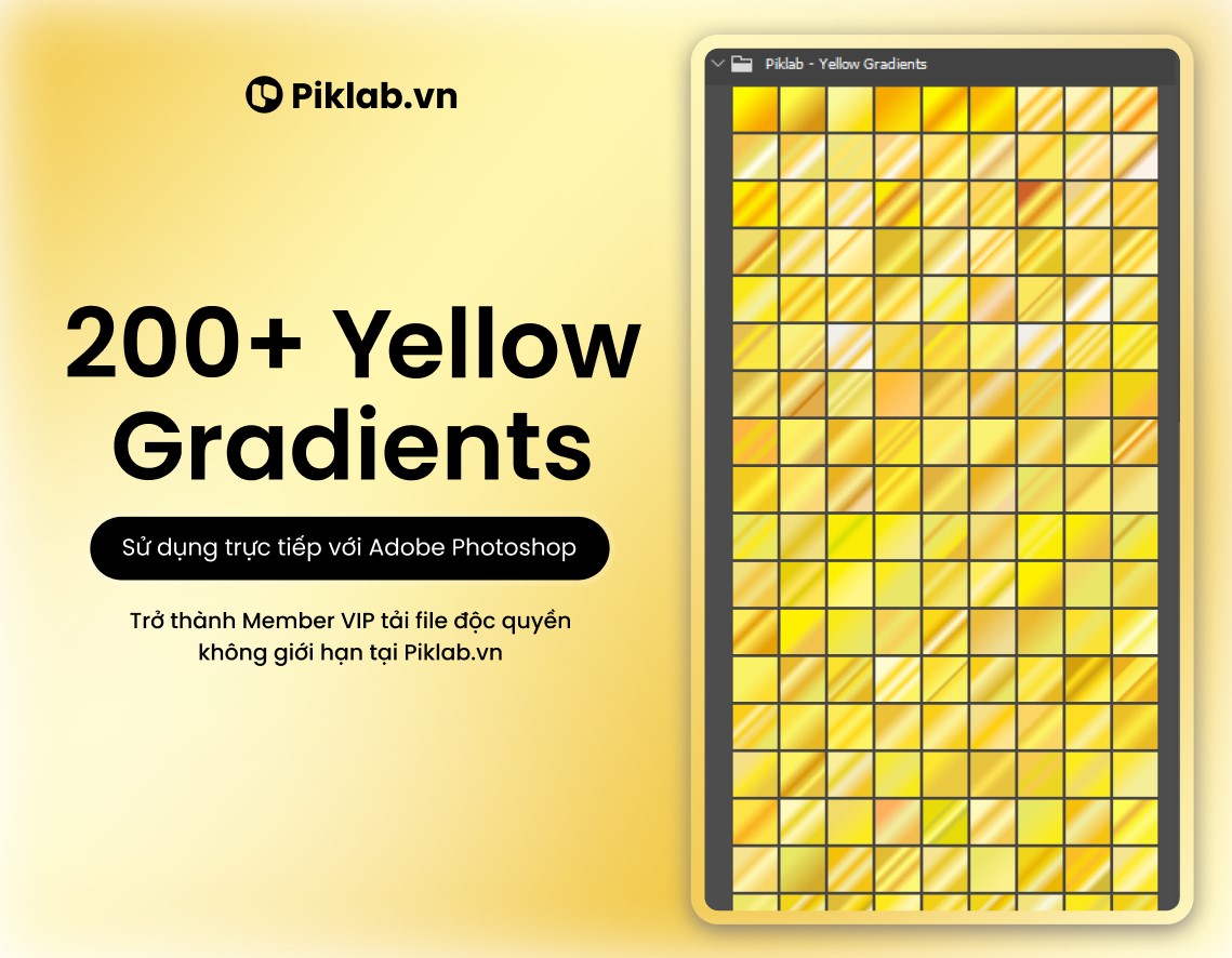 200+ Yellow Photoshop Gradients