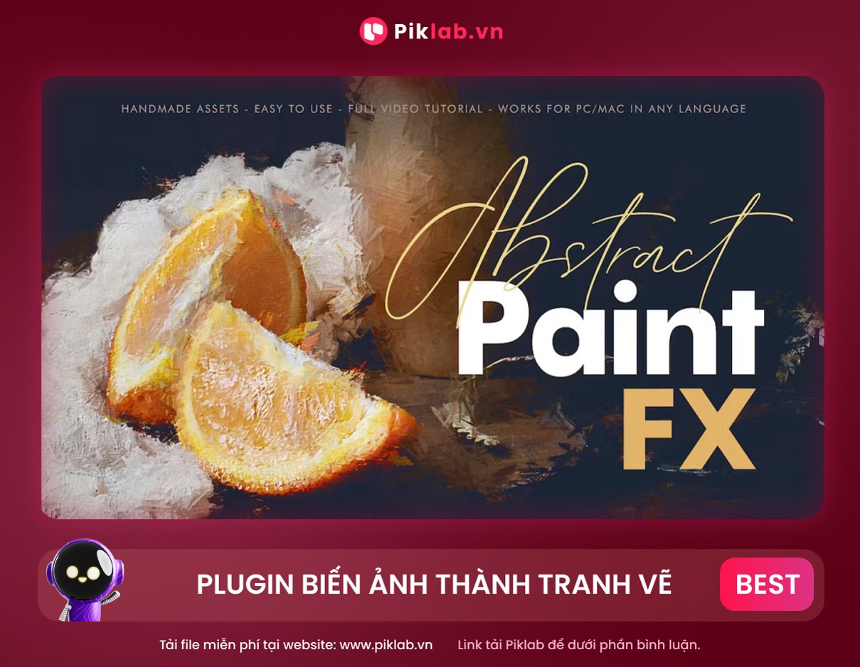 Biến Ảnh Thành Tác Phẩm Trừu Tượng với Plugin Paint FX cho Photoshop